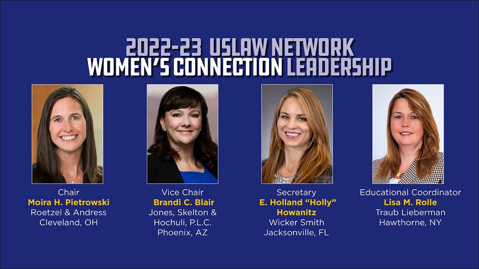 Women's Connection leadership update - USLAW