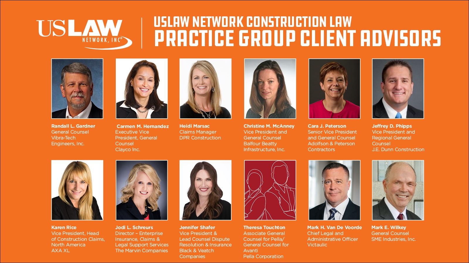 Client advisors named to USLAW NETWORK Construction Law Practice Group ...