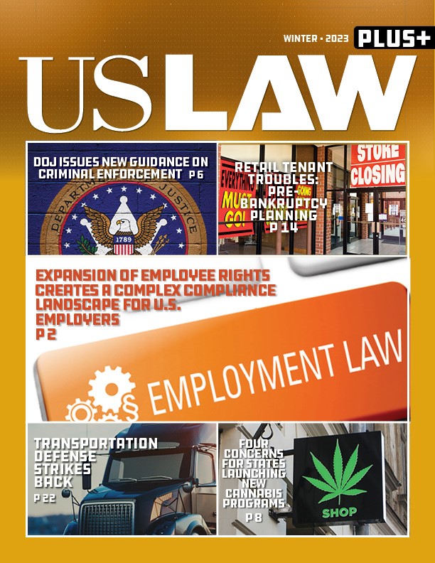USLAW Magazine | Winter 2023 issue now available - USLAW