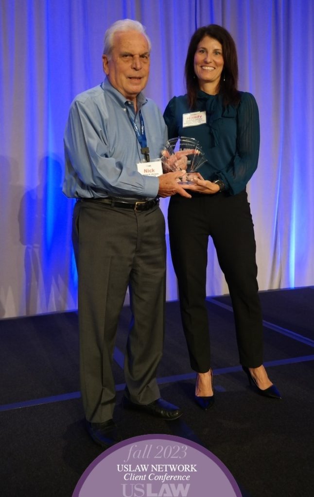 USLAW presents the inaugural Champions Award to Nick Christin - USLAW